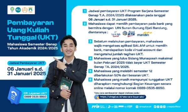 Pembayaran UKT Mahasiswa Semester Genap 2024/2025. Catat Jadwal dan Tata Caranya – Fakultas ...